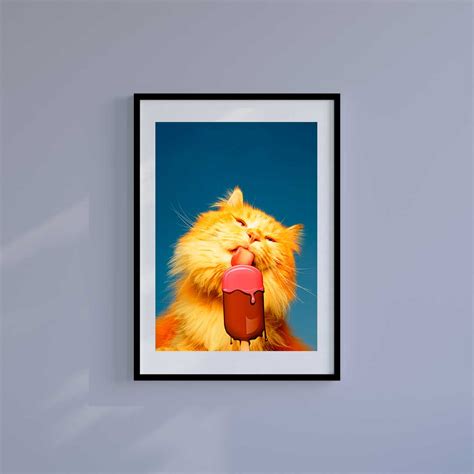 Pussy Lick Wall Art Print Limited Edition Design By Famous Rebel