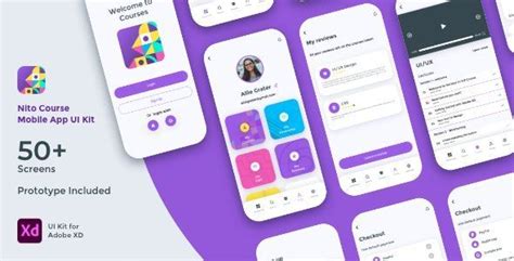 Nito Course Mobile App Ui Kit Code Market