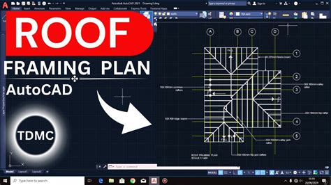 Framing A Dormer With Trusses And Rafters In Autocad