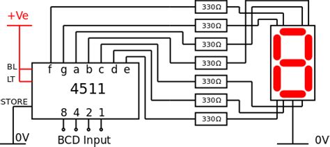4511 Decoder And Latch