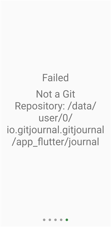 Failed Not A Git Repo On My Smartphone · Issue 425 · Gitjournalgitjournal · Github