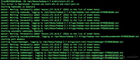 docker下hbase学习，三部曲之二：集群hbase搭建 在master slave1 slave2上分别执行jps csdn博客