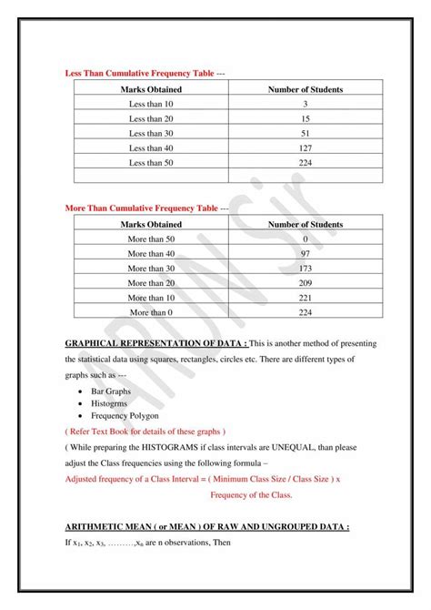 Notes On Statistics Notes LearnPick India