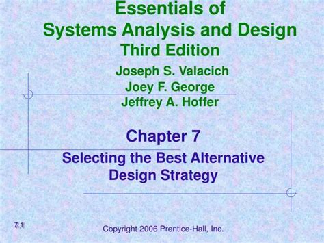 Ppt Essentials Of Systems Analysis And Design Third Edition Joseph S