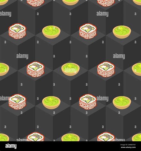 Isometric Seamless Pattern Modern Color Design Vector Stock Vector Image And Art Alamy