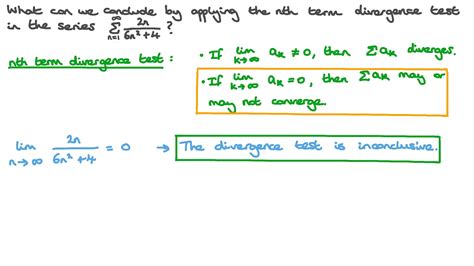 Nth Term Test For Divergence 3 Helpful Examples Adaptive Sequence
