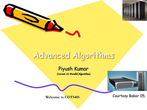 Ppt Advanced Algorithms Powerpoint Presentation Free Download Id9587573