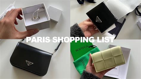 파리에서 산 쇼핑 목록 🇫🇷 프라다 보테가베네타 마르지엘라 아페쎄 로에베and조말론 향수 오소이 그리고 파리에서 산 기념품들 Youtube