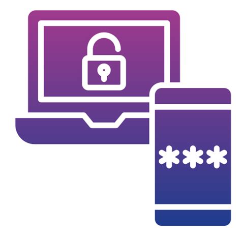 Two Factor Authentication Generic Gradient Fill Icon