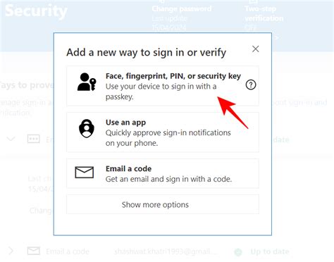 How To Create A Passkey For Your Personal Microsoft Account