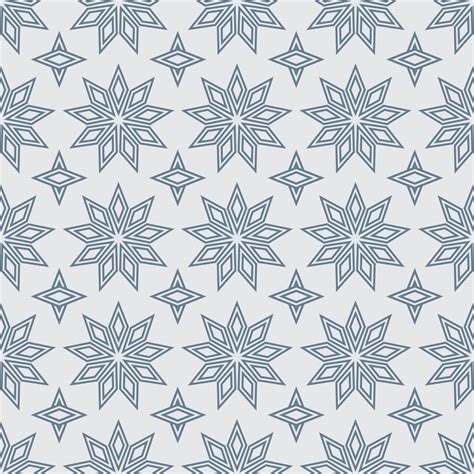 Geometric Flowers Monocrome Texture Seamless Pattern 10470917 Vector Art At Vecteezy