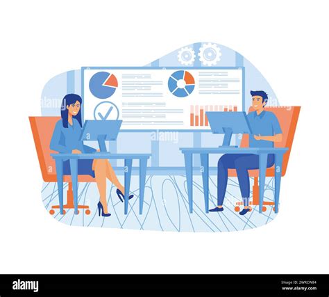 Scientists Search Solution Illustration Stock Vector Images Alamy