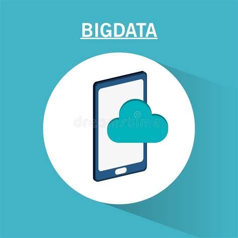 Smartphone Cloud And Big Data Design Stock Illustration Illustration Of Computing Value 79825041