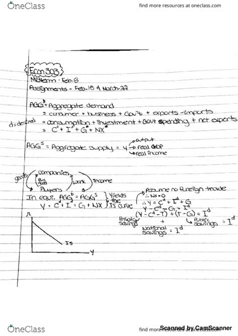 ECON 303 Lecture 1 Lecture 1 OneClass