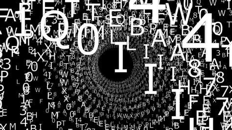 Touchdesigner Alphanumeric Endless Tunnel Travelling Youtube