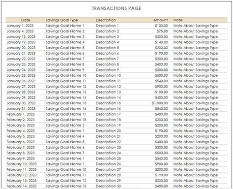 Money Savings Tracker Excel Template Money Goal Tracker Excel Etsy