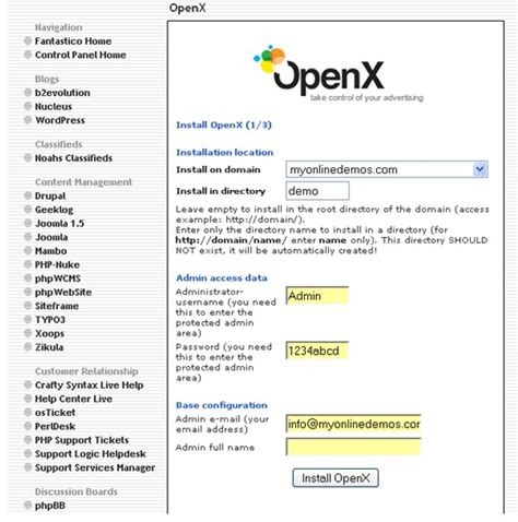 How To Install OpenX Mega How To