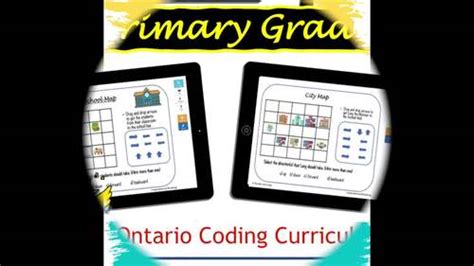 Ontario Coding Curriculum Grades 1 3 Printable And Boom Cards™ Game