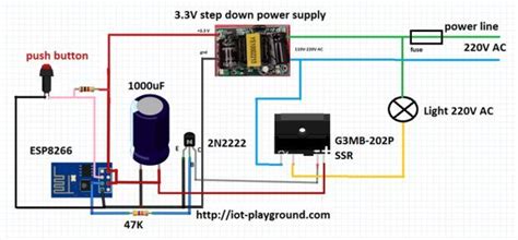 Esp8266 5 Internet Connected Switch Internet Switch Electronic Schematics Arduino