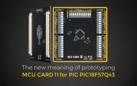 Mcu Card 11 For Pic18f57q43