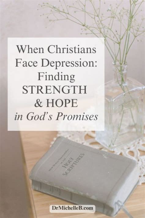 When Christians Face Depression Finding Strength And Hope In Gods