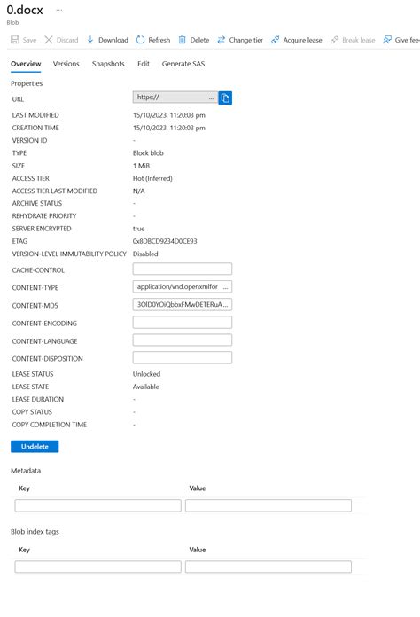 Azure Snippets