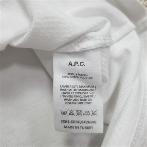 M Apc Vpc 로고 여성 반팔티 1회착용 후루츠패밀리