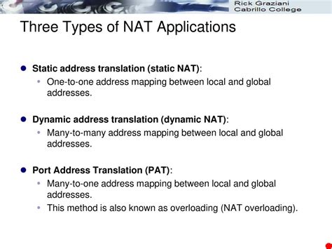 cis 82 routing protocols and concepts chapter 11 nat ppt download