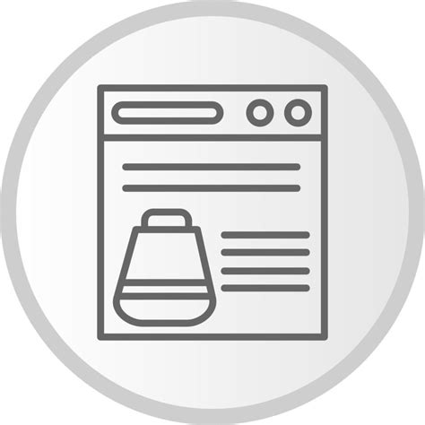 Webpage Vector Icon 16821609 Vector Art At Vecteezy