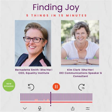 Thank You Bernadette Smith For The Conversation In This Environment