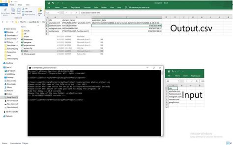Entry 9 By Waheedkhaled For Small Python Script For Bulk Whois Export Freelancer