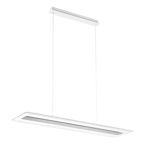 Antille Led Hanging Light Rectangular Chrome Lightsie