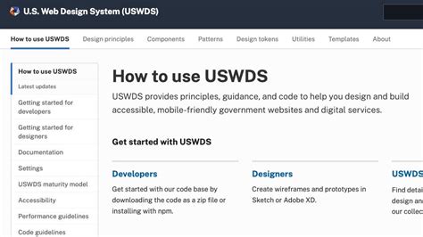 How To Use The Us Web Design System Uswds Digital Government Hub