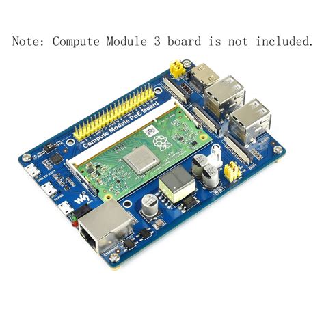 Cm3 Cm4s Io Board Base Carrier Board Poe Usb Hub Module Hat For Rpi Raspberry Pi Compute Module