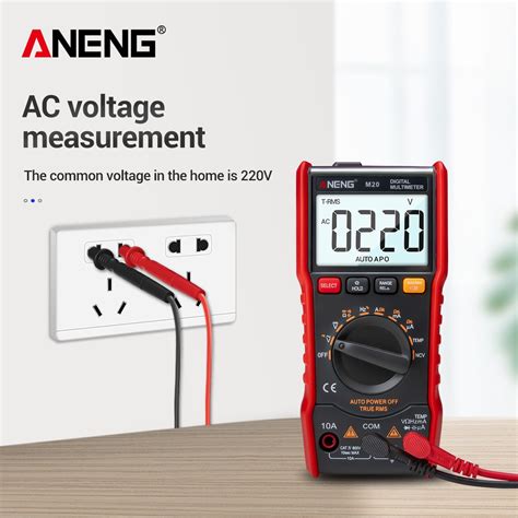 Aneng M20 Digital Multimeter 6000 Counts Tester Es Grandado