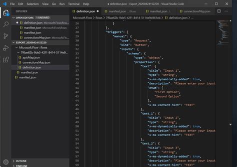 Inputs In Manually Trigger A Flow