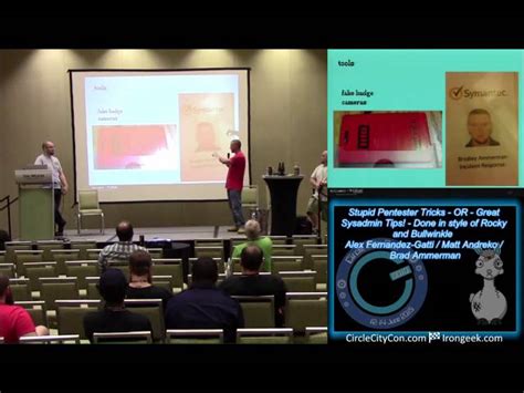 Conference Talks Talk Stupid Pentester Tricks Or Great Sysadmin Tips