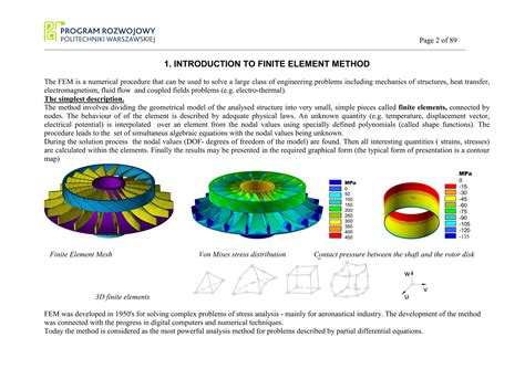 Finite Element Method I Lecture Notespdf