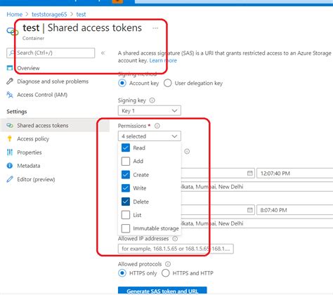 Net Core How Does Azure Blobstorage Connection Data Have To Be Stored To Support All