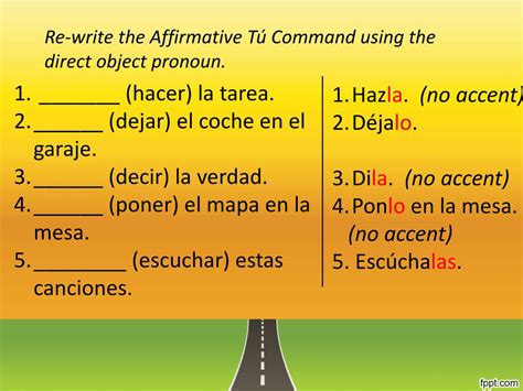 Ppt Mandatos Informales Informal Tú Commands Powerpoint Presentation Id 1925403