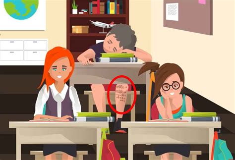 Picture Puzzle IQ Test Find The Cheater In The Exam Hall In Seconds