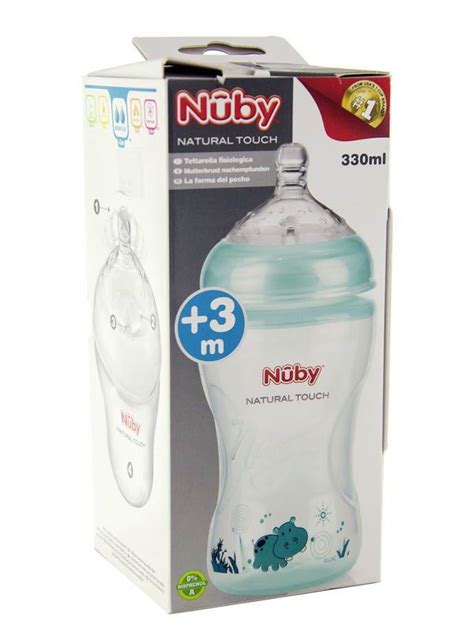 Nuby ნუბი ბოთლი 330მლ მწვანე