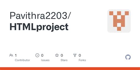 github pavithra2203 htmlproject