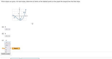 solved three slopes are given for each slope determine at