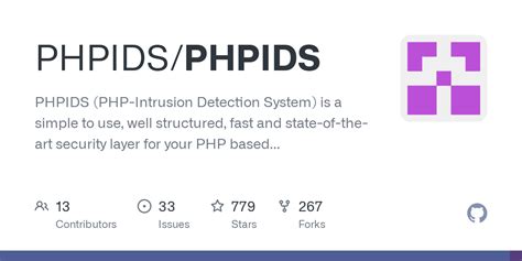Github Phpidsphpids Phpids Php Intrusion Detection System Is A Simple To Use Well