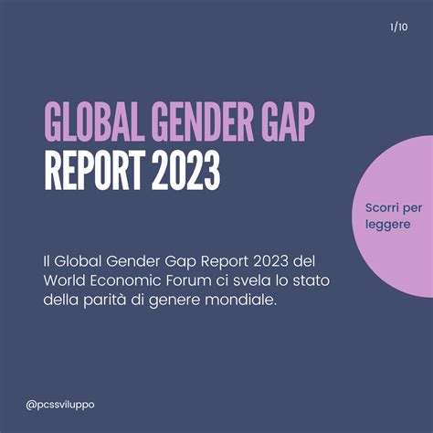 Global Gender Gap Report 2023 Pcs Sviluppo