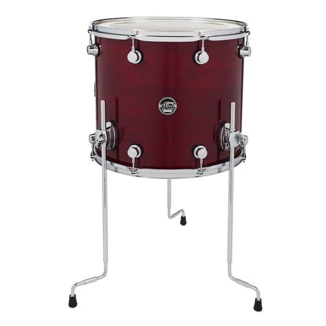 Dw Performance Series Lacquer Floor Tom 16x14 Cherry Stain Drum