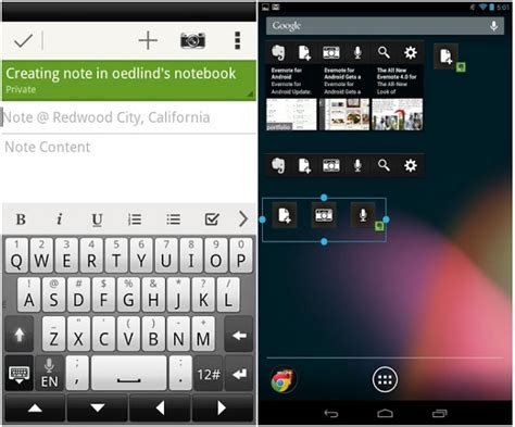 Evernote For Android Updated With Improved Note Editor Toolbar Redesigned Action Bars For