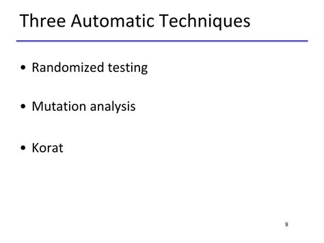 Ppt Automatic Test Generation Powerpoint Presentation Free Download Id 2585651