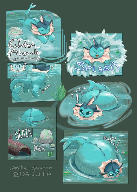 Water Absorb Vaporeon Water Inflation Page 12 By Vanilla Glaceon On Deviantart